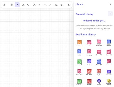 Using Shape Libraries In Excalidraw