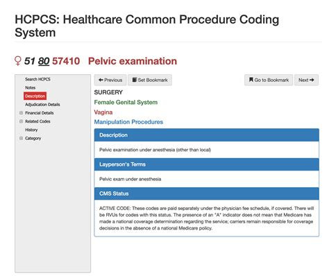 Cpt Code 57410 Cervical Biopsy With Ecc Guide