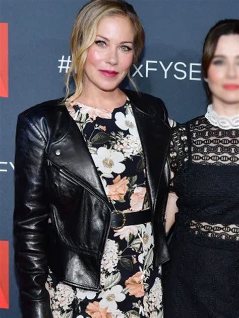 Christina Applegate Dead To Me Leather Jacket