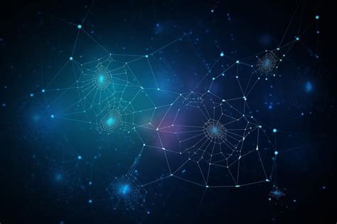 Premium Photo Internet Of Things Iot And Networking Concept For Connected Devices Spider Web