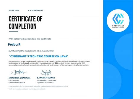 Prabu R On Linkedin Java Onlinecourse Techtrio Cybernaute