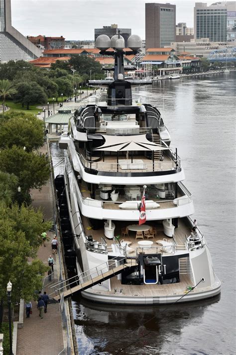 Photos Shad Khans Superyacht Kismet In Downtown Jacksonville