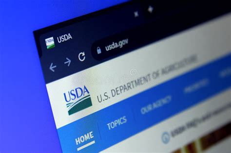Usda United States Us Department Of Agriculture Editorial Stock Image