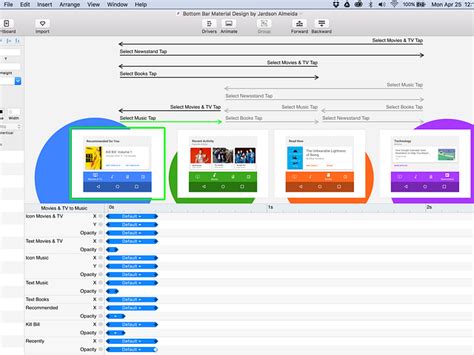 Bottom Navigation Material Design — Freebie For Principle By Jardson Almeida On Dribbble