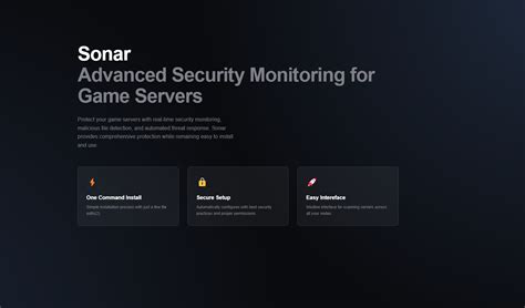 Sonar 2 Advanced Security Monitor Builtbybit