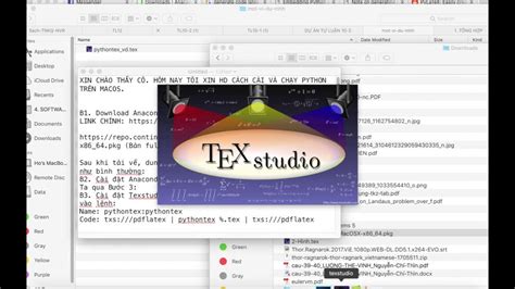 Cách Cài Pythontex Cho Macos Youtube