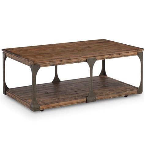 50 Inspirations Montgomery Industrial Reclaimed Wood Coffee Tables With
