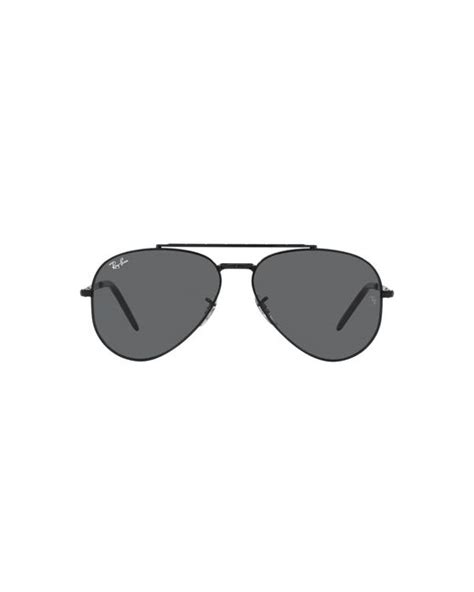 Ray Ban Rb3625 New Aviator Pilot Sunglasses In Blackdark Grey Gray