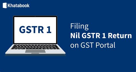 How To File Nil Gstr 1 Return On Gst Portal