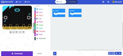Makecode Microbit Microsoft Makecode For Microbit