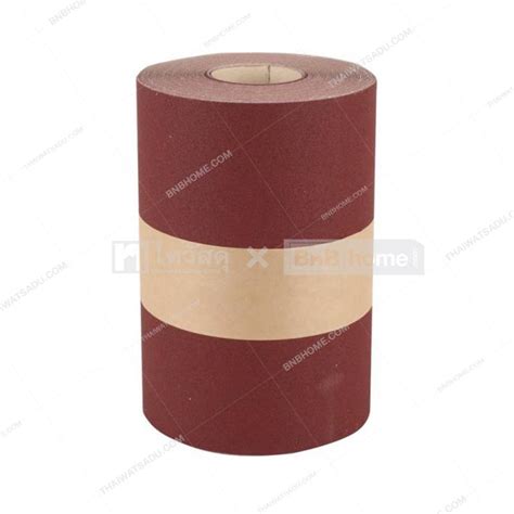 กระดาษทรายม้วน เบอร์ 100 ตัดขายเป็นเมตร Santo รุ่น 01 020 1100 ขนาด 12 นิ้ว สีน้ำตาล Thai