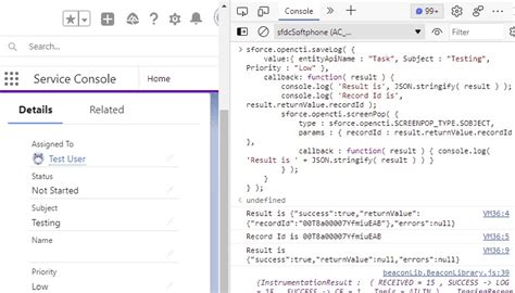 How To Create And Open Task Record In Salesforce Using Open Cti