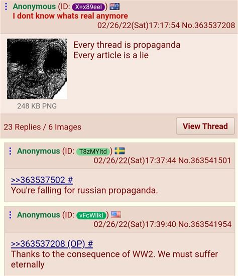 Anon Questions Reality Rgreentext