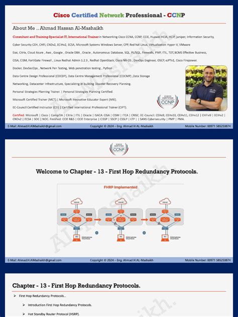 Chapter 13 First Hop Redundancy Protocols Pdf