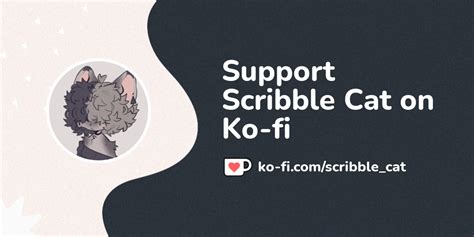 Buy Scribble Cat A Coffee Ko Scribble Cat Ko Fi ️ Where