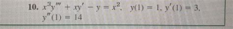 Solved Solve The Following Third Order Euler Cauchy Equation