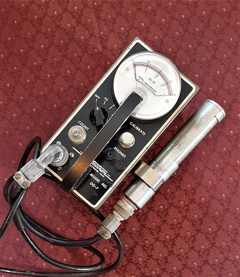 cool vintage 1950 s era radiation detector geiger counter etsy