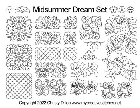 Piano Key Borders Set My Creative Stitches