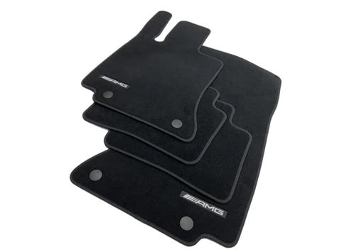 Original Amg Floor Mats Black C Class Mercedes Benz Velour Original