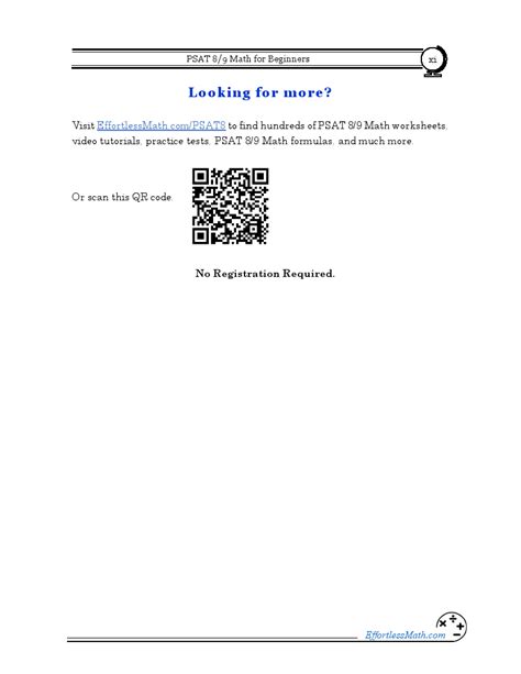 PSAT 8 9 Math For Beginners The Ultimate Step By Step Guide To