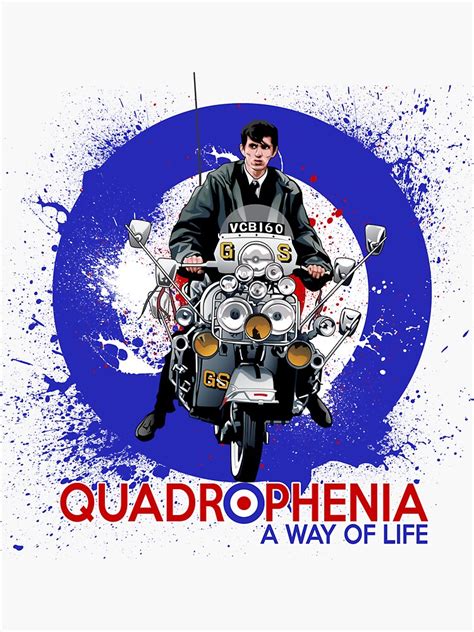 Quadrophenia Scooter Mods Sticker For Sale By Smb Designs Redbubble