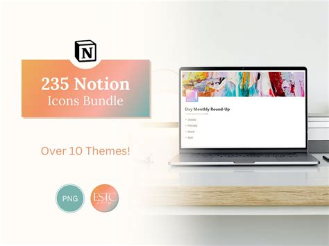 Notion Icon Pack 235 Notion Digital Icons Finance Notes Business