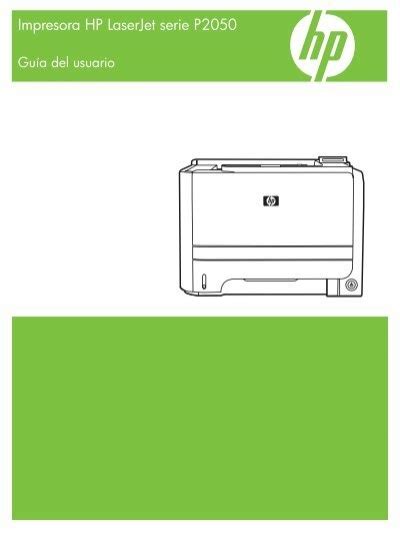 HP LaserJet P2050 Series Printer User Guide ESWW