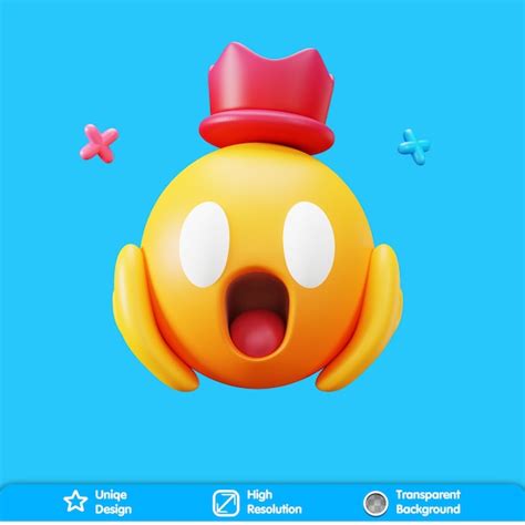Premium Psd 3d Party Emoji Shack