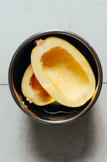 Instant Pot Spaghetti Squash 20 Minutes Minimalist Baker Recipes