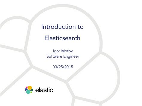 Introduction To Elasticsearch Speaker Deck Introduction To Elasticsearch Speaker Deck