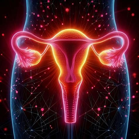 Illustration Of The Maternal Uterus Premium Ai Generated Image