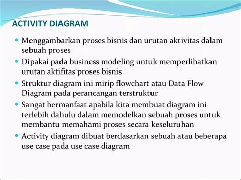 Uml Pertemuan 2 Activity Diagram Ppt