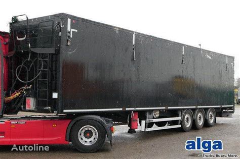 Legras SBS m³ mm Boden x Liftachse SAF closed box semi trailer for sale from