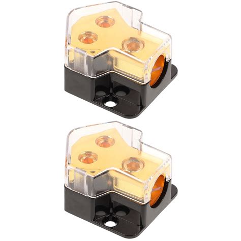 Wynbing 2pcs Distribution Block Vehicle Audio 1 In 2 Power Distributor