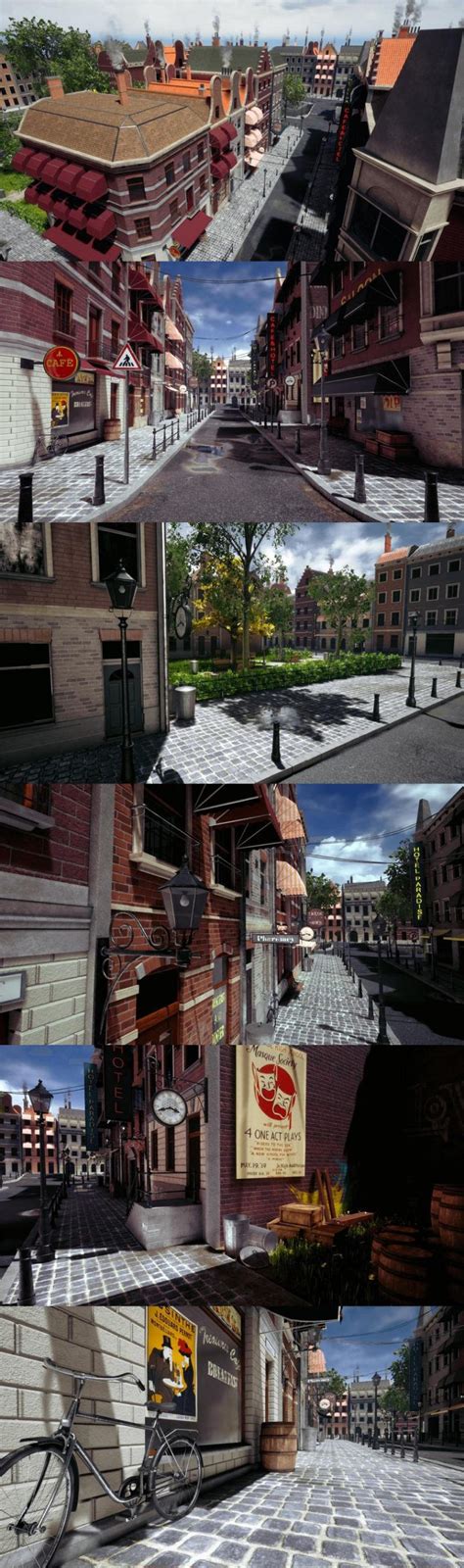 Modular European Town Unreal Engine Download Free