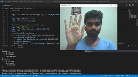 Github Shrikantmalagi Realtime Simulation Of A Skeltal Hand Model