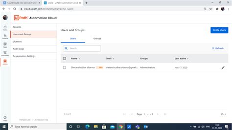 Couldnt Add New Service In Orchestrator Add Tenant Disabled