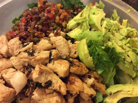 Move It And Lose It CHICKEN AVOCADO CILANTRO SALAD