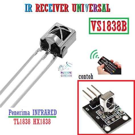 IR Receiver Universal VS1838B Sensor Penerima Infrared TL1838 HX1838 Reciver Inframerah Lazada