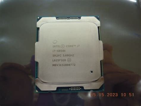 Intel Core I7 6850k 3 60ghz 6 Core Sr2pc Lga2011 3 Cpu Processor