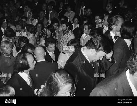 Jacques Martin Arriving At The Palais Des Congrès In Paris To Attend A Concert Of Frank Sinatra