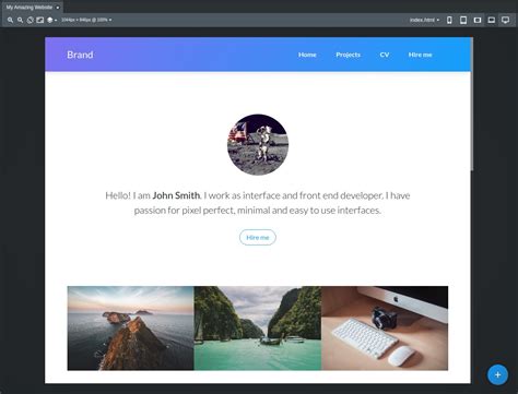 The Stage Bootstrap Studio