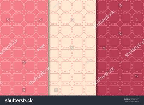 Gemometric Pattern Seamless Background Stock Vector Royalty Free