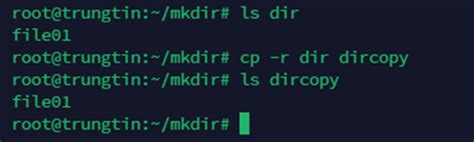 Hướng dẫn sử dụng lệnh cp sao chép trong Linux
