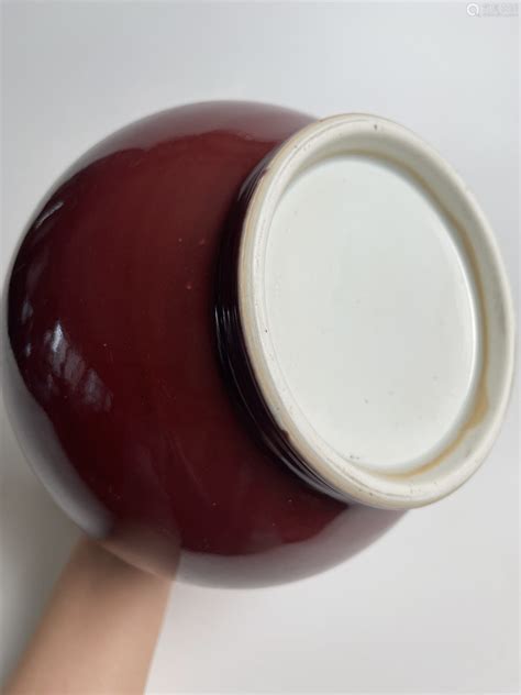 清雍正—乾隆 霁红釉玉壶春瓶－【deal Price Picture】