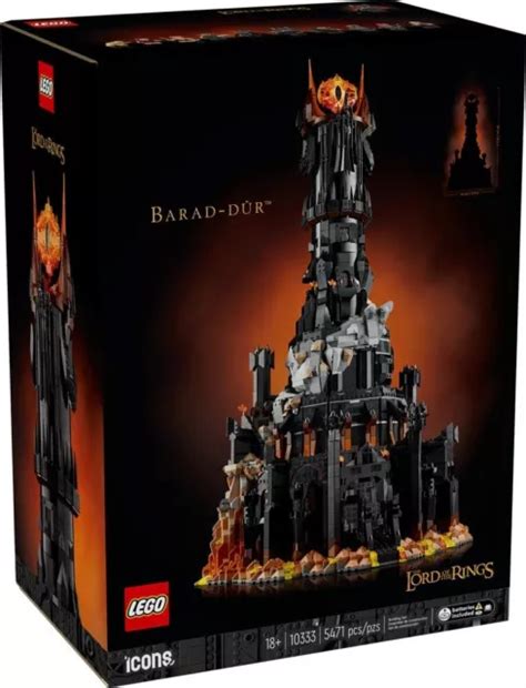 10333 The Lord Of The Rings Barad Dûr Collection Only Rrp £39999