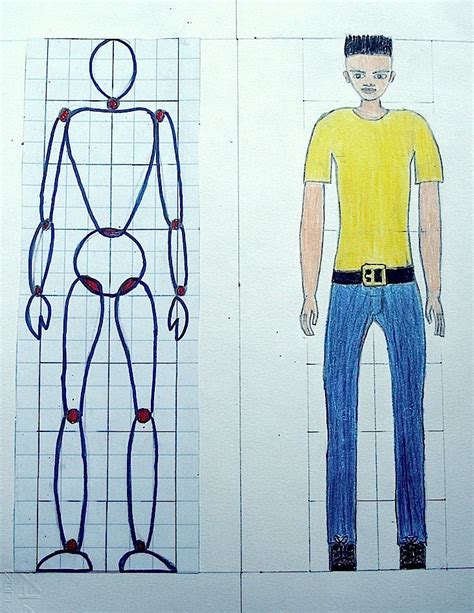 Draw A Figure With The Right Proportions Disegni Di Figure Umane