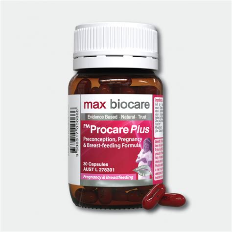 Max Biocare Pm Procare Plus Viên Uống Hỗ Trợ Bổ Sung Vitamin And Khoáng Chất Cho Bà Bầu Úc