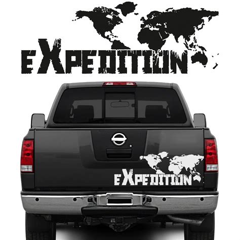 NAKLEJKA Grafika na samochód OFFROAD Expedition Mapa Świata WORLD MAP x MG za zł z