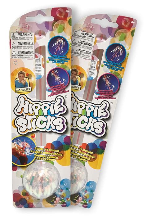Nowstalgic Toys Magical Hippie Sticks Pack Of 2 Toys And Games